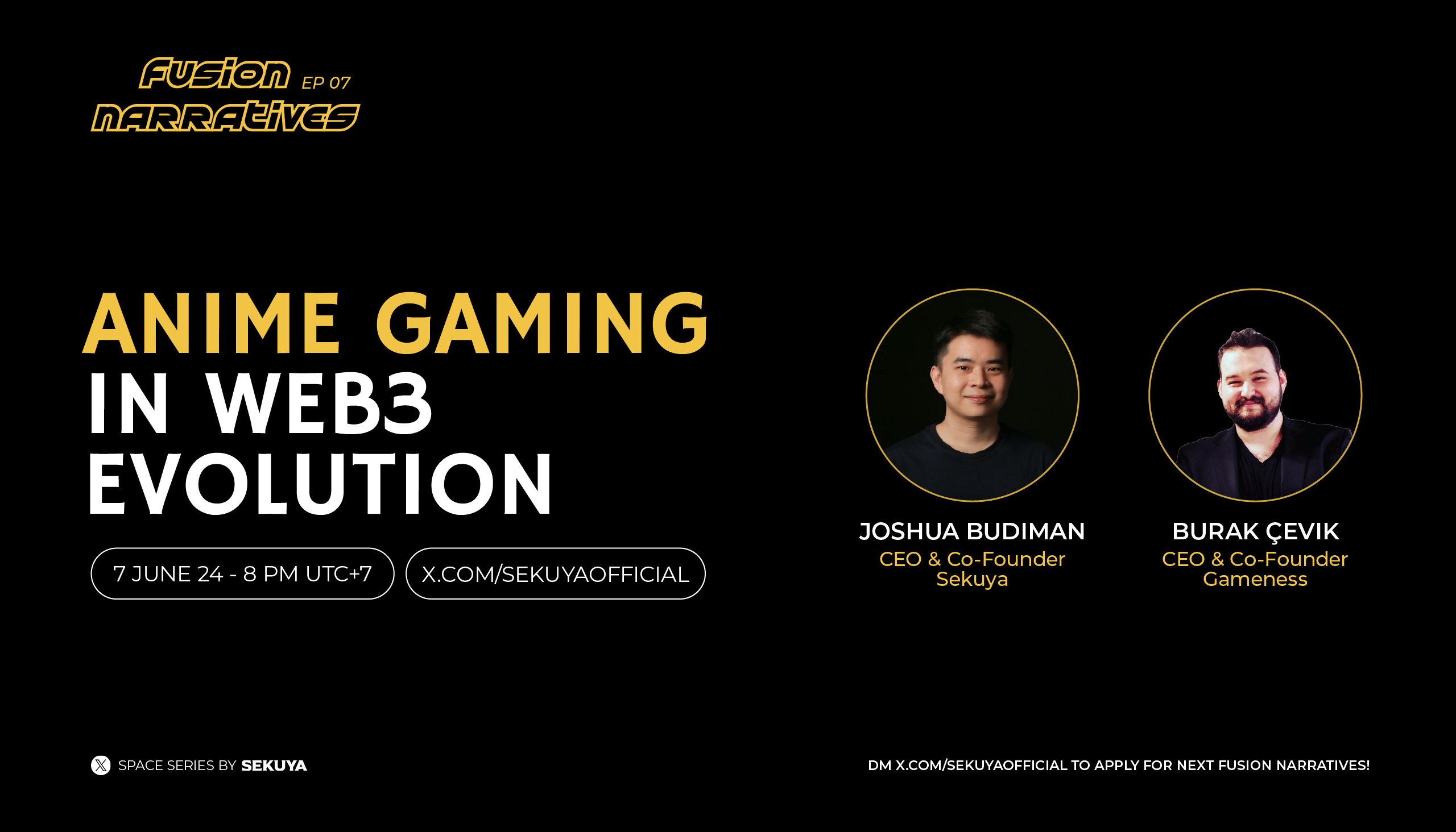 Sekuya Fusion Narrative Ep.7: Anime Gaming in Web3 Evolution | Sekuya