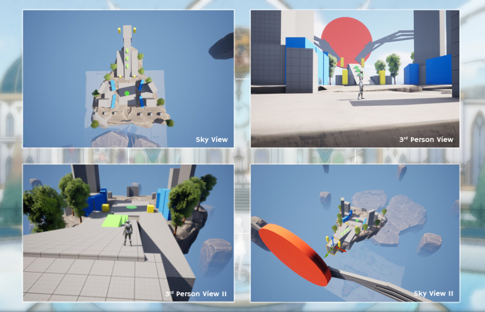 3D Block Out Celestial Conclave | Sekuya